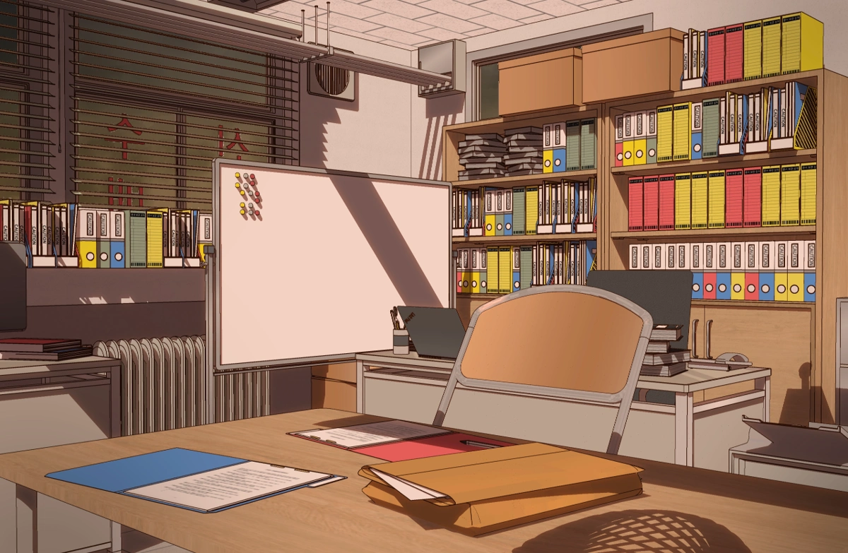 Noir-style webtoon background - Heungshinso
