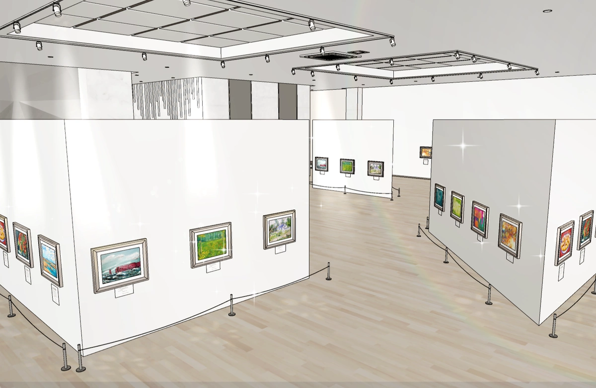 Art Museum 2 (before and after completion ver.)