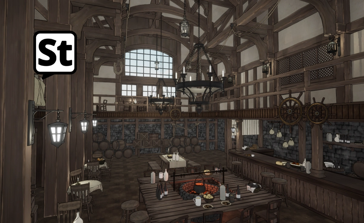 [Snaptoon + SketchUp] Isekai Rural Fantasy_Hotel pub