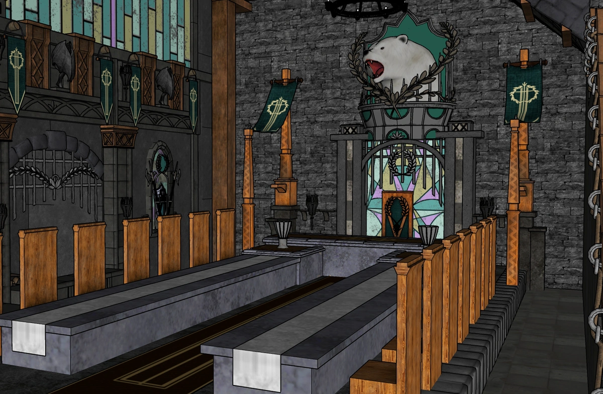 Tyrant Background - Dining Room