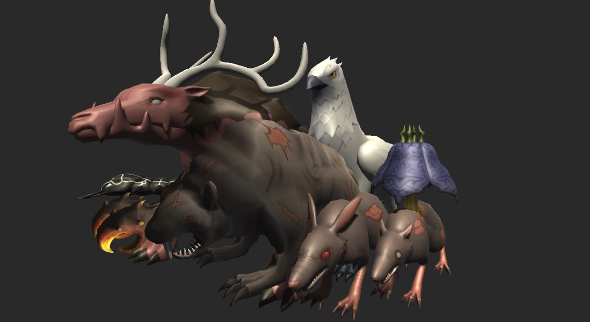 Fantasy monsters 7 SET