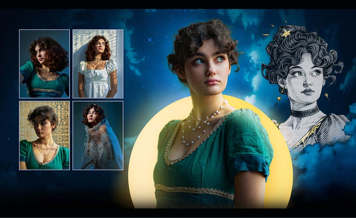 330+ Classical Female Portrait