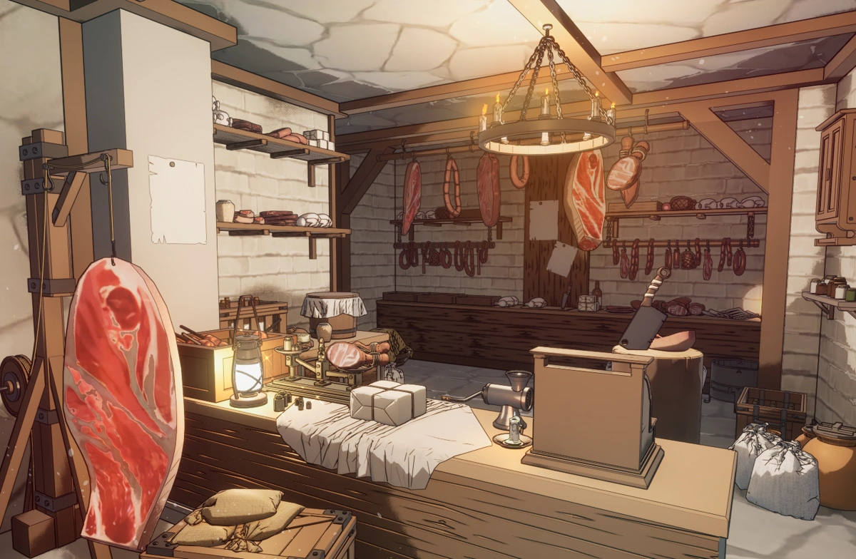 [Snaptoon] Fantasy butcher shop.