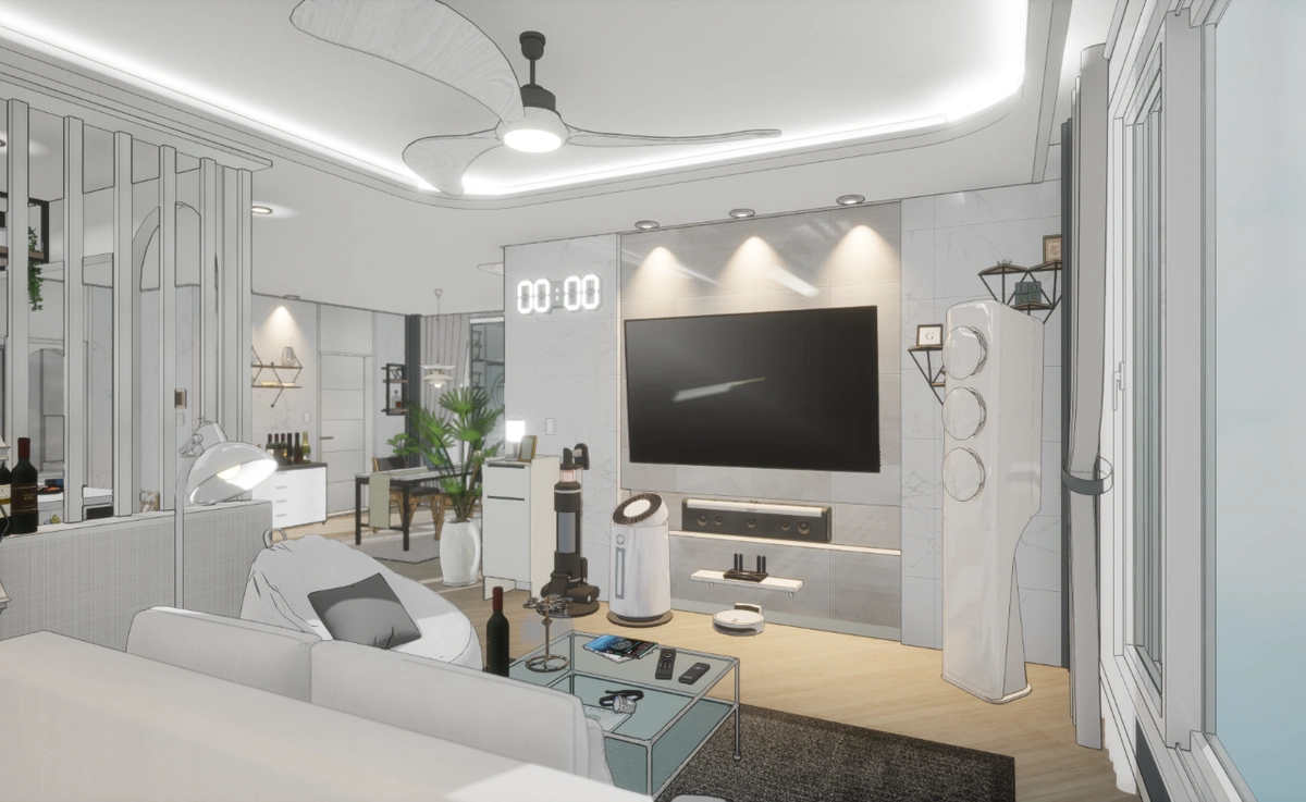 Apartment Interior Set 04