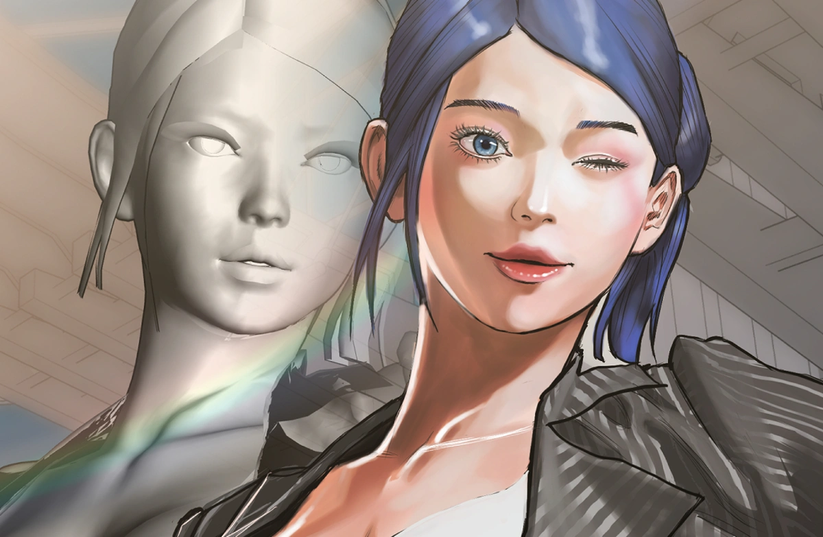 "Adult glamorous woman." I'm done thinking about writing webtoons!! 3D ...