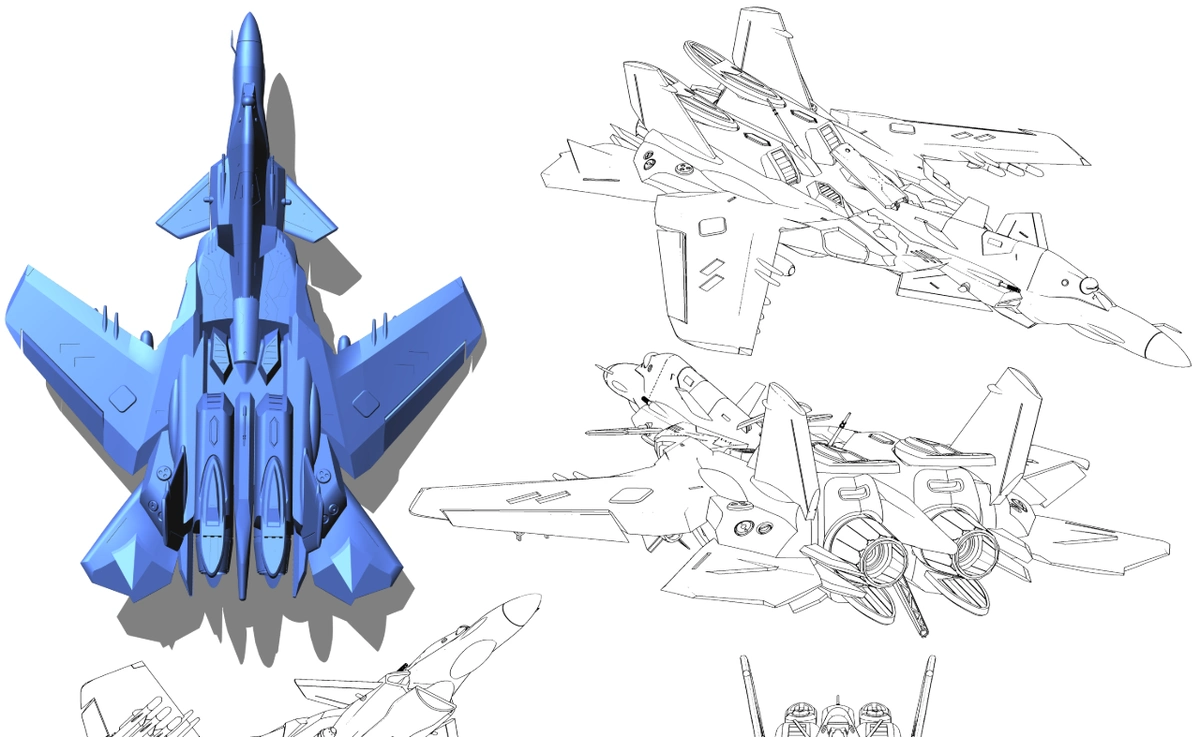 Forward-wing Canard unmanned bomber