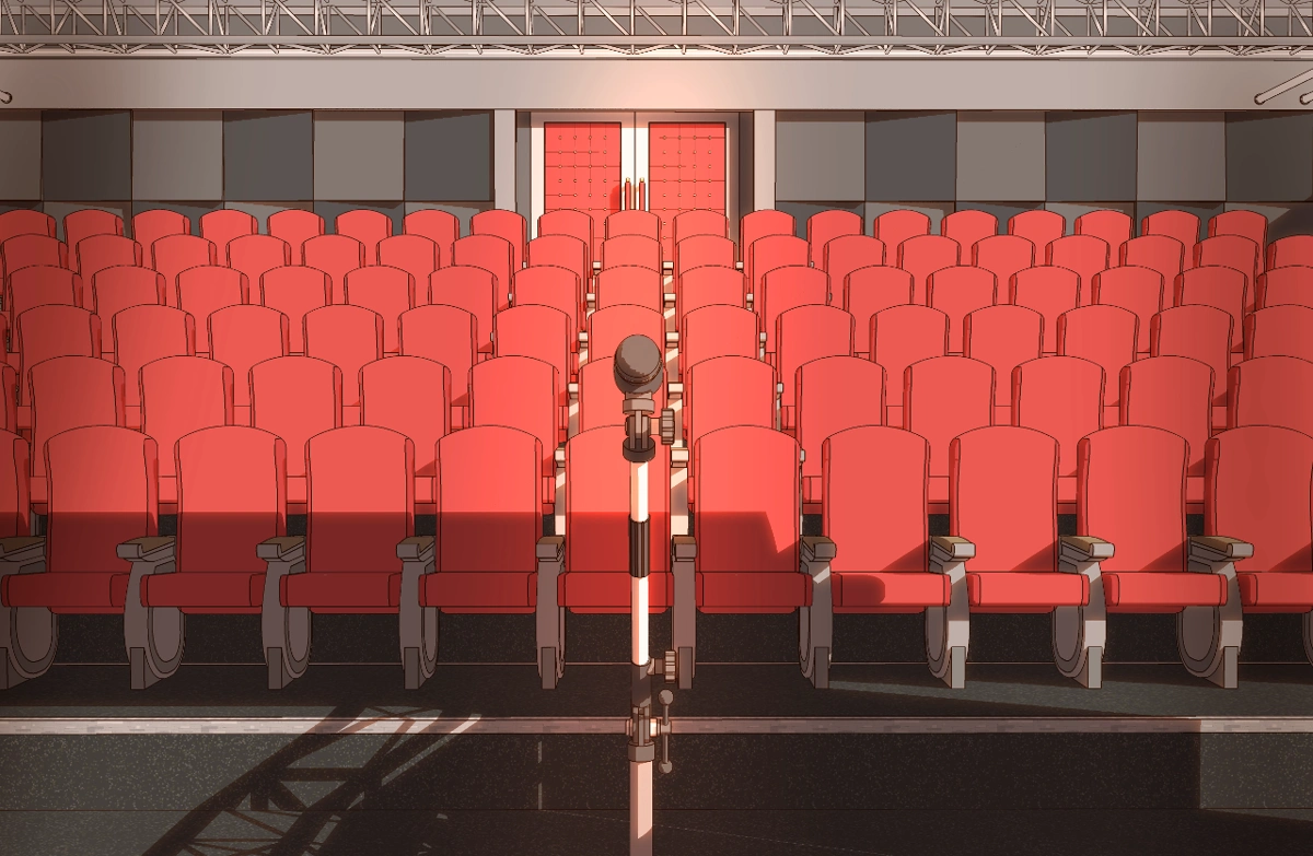 Small theater for a performance