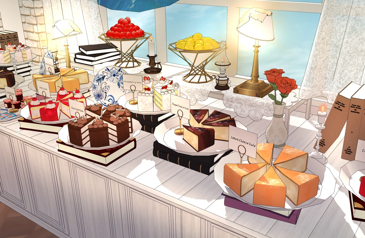 [Webtoon background] Instagram sentiment _ Scone Cafe
