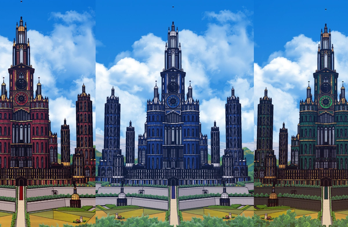 Red, Blue, Green Tower Collection