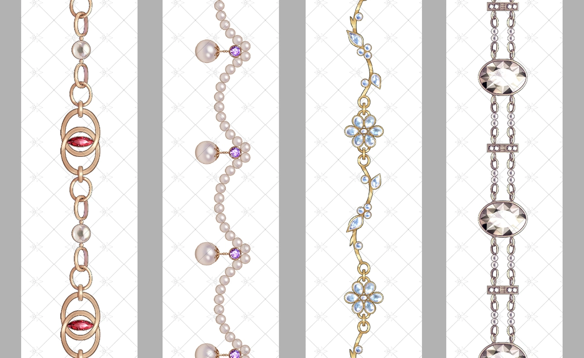 Romance fantasy Chain, Jewelry