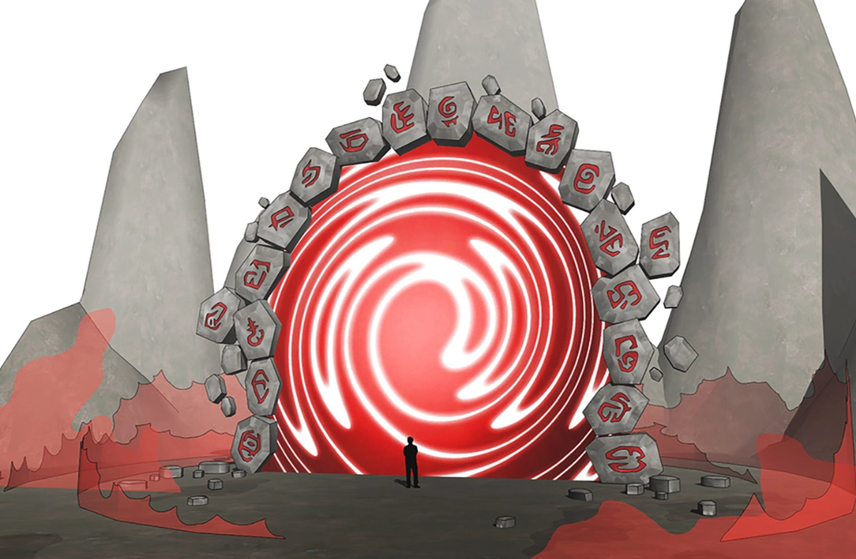 Hell Gate Portal Fantasy Background