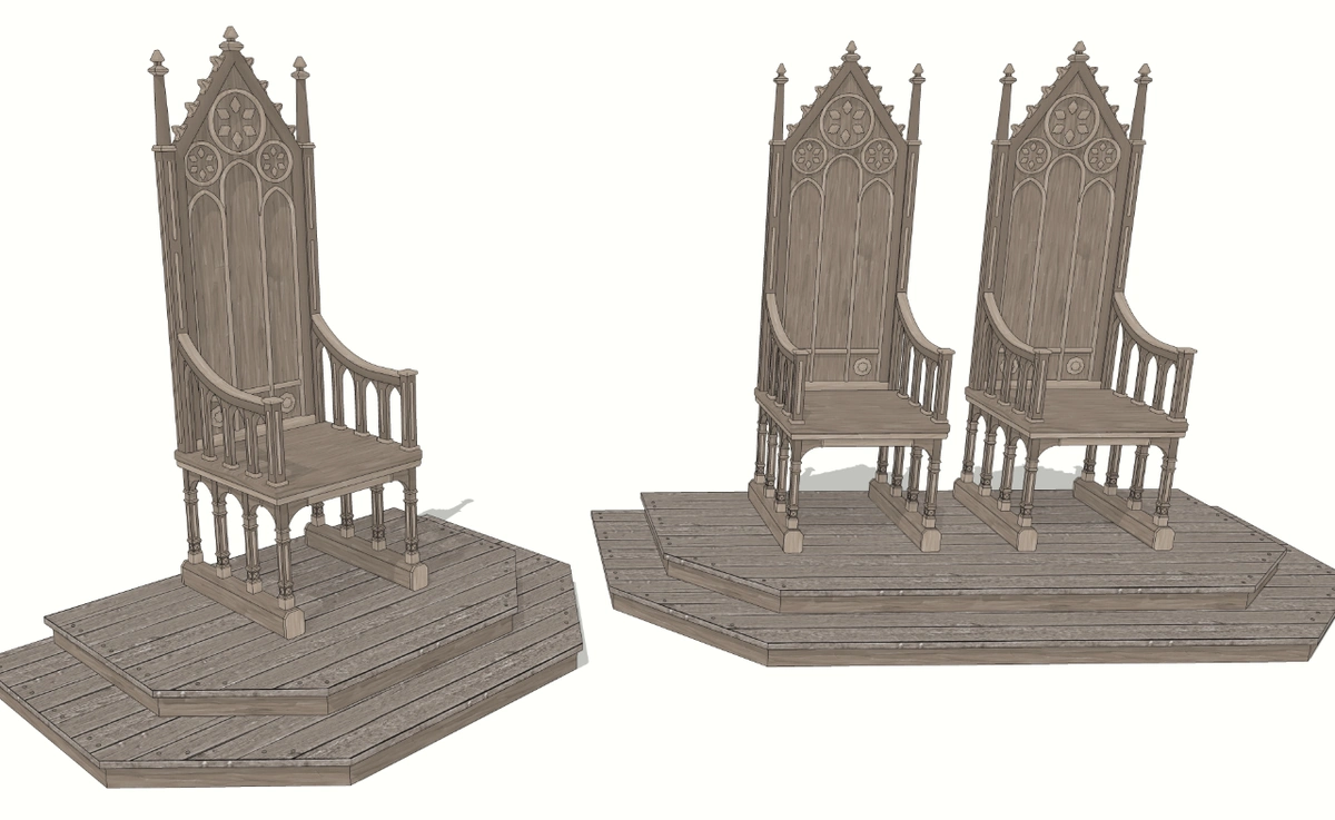 Throne C - Pope's Chair
