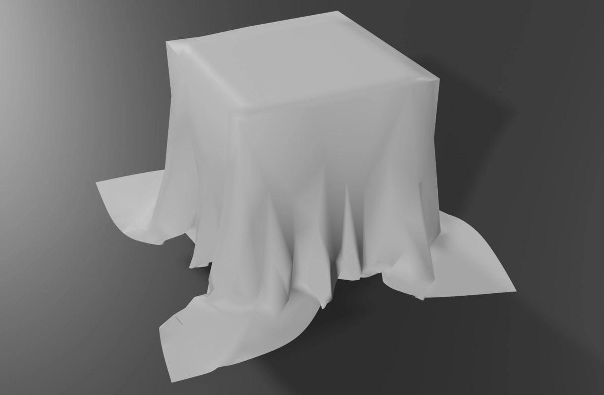 Box Covered with Sheet