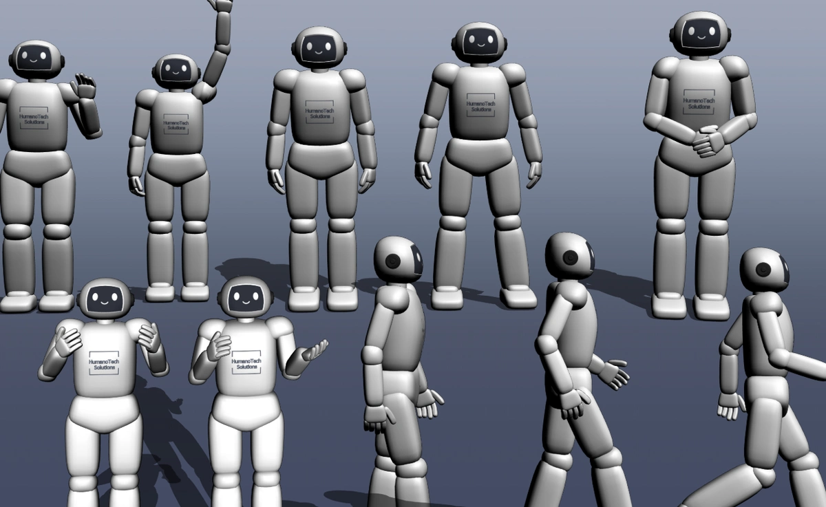 [Clip Studio] Various modern robots 3D - 04 humanoid