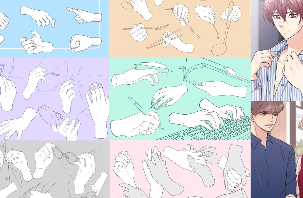 Hand Pose Collection Full Set