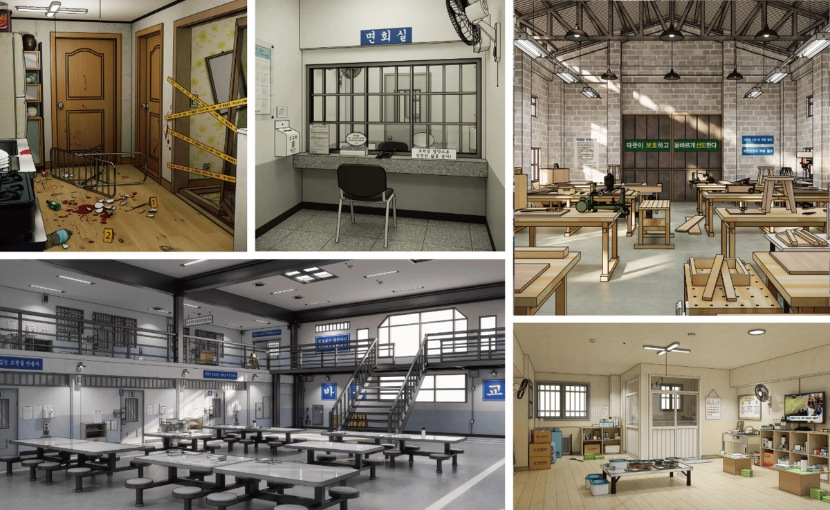 [Criminal package] Prison set of 5 types