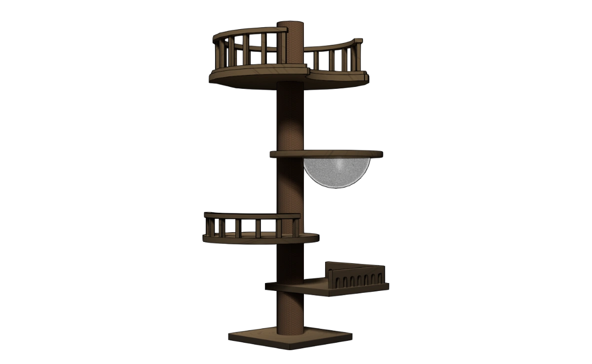 Wood Cat Tower