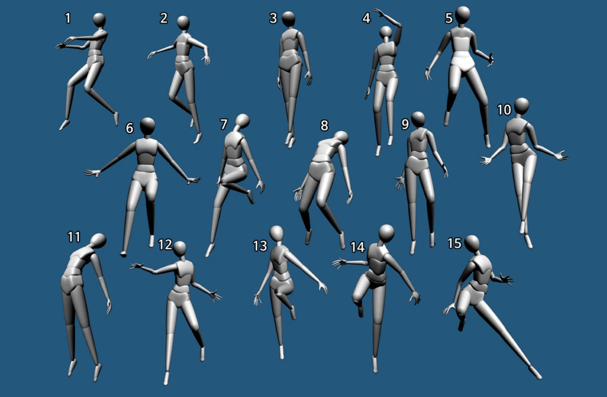 Clip Studio Fantasy Action Pose - 05 Float