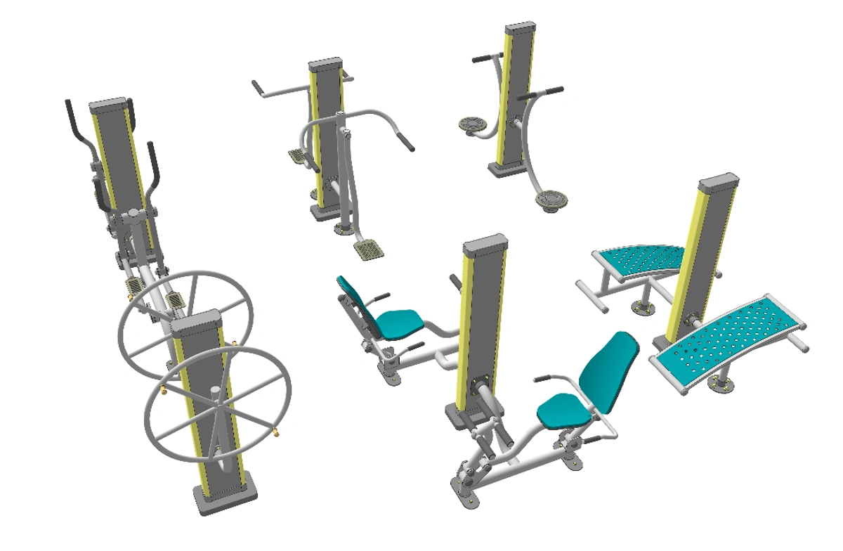 Outdoor exercise equipment