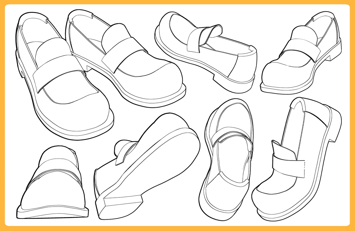 Leather shoes