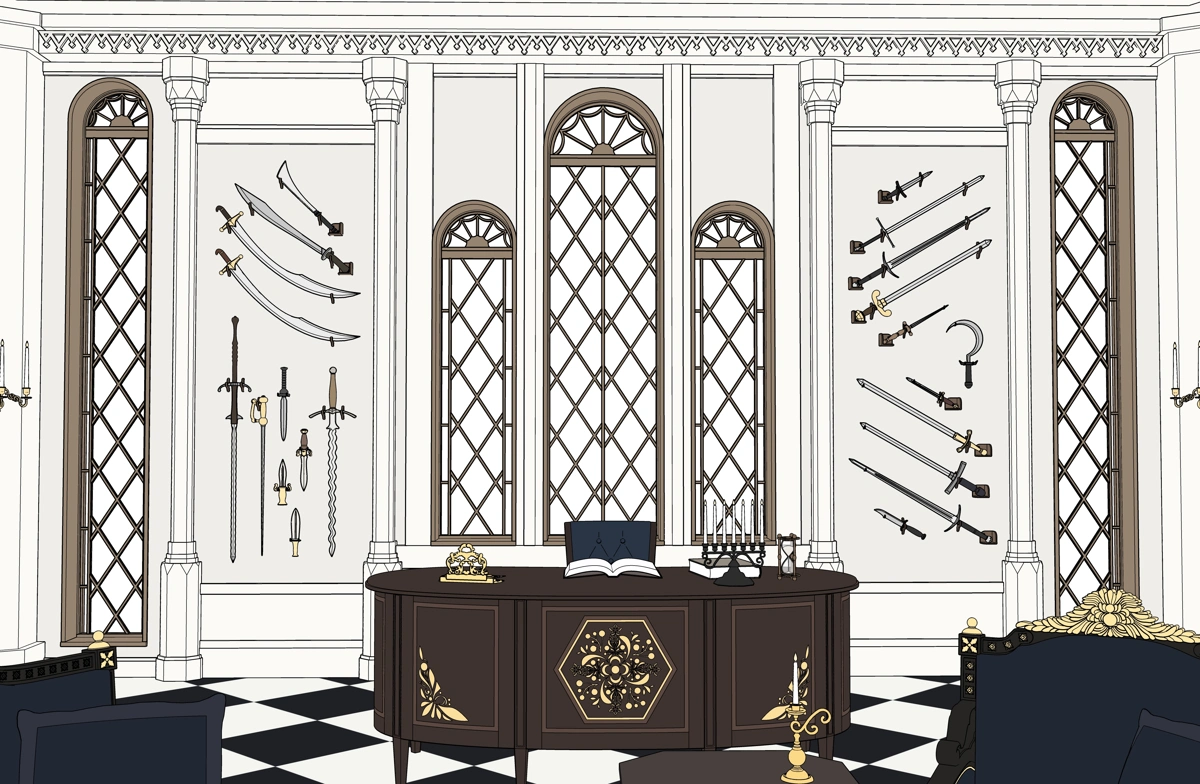 Office Full of Weapons