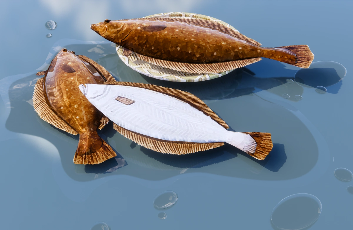 Food Ingredients Series - Fresh 3D Flatfish Made Today