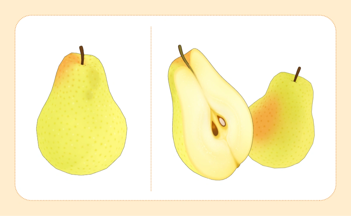 Clip studio 3D Fruit - Western Pear