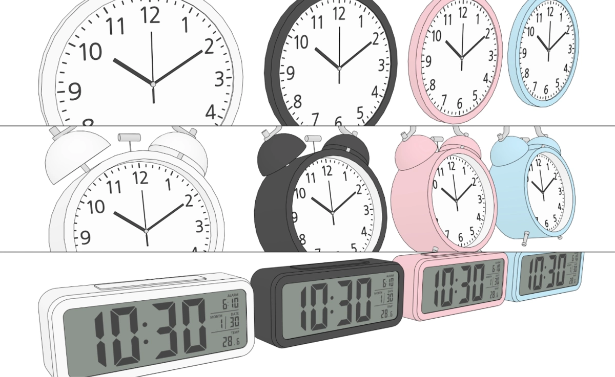 Collection of clocks