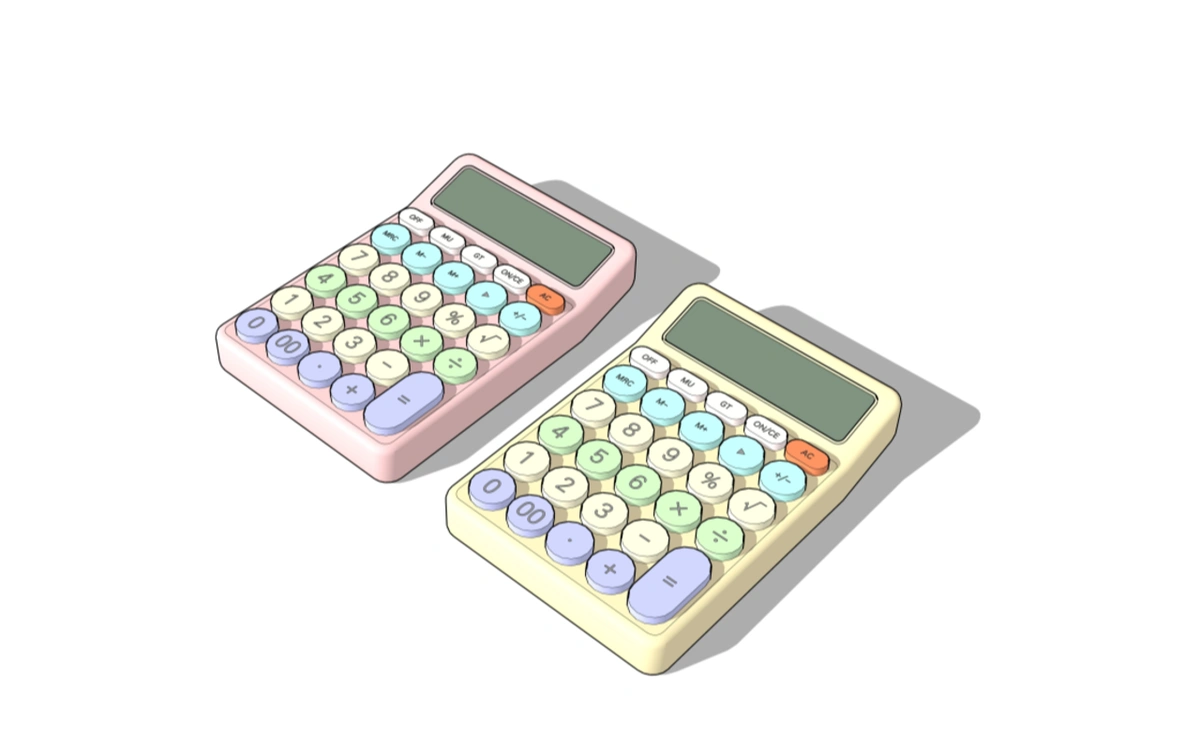a pastel calculator