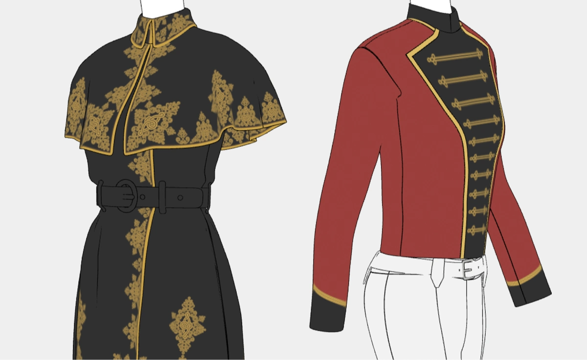 Collection of uniforms for women