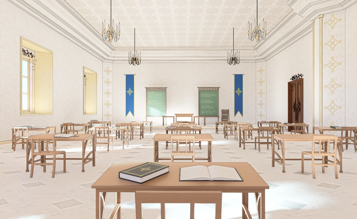 [3rd class: Fantasy school background] - Classroom