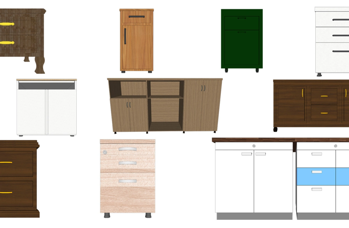 Collection of 10 Type Drawers B