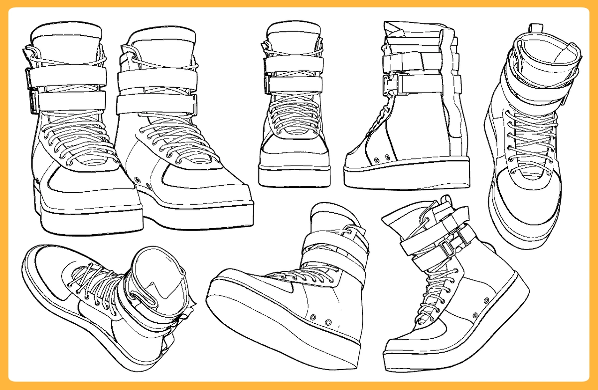 High-cut sneakers