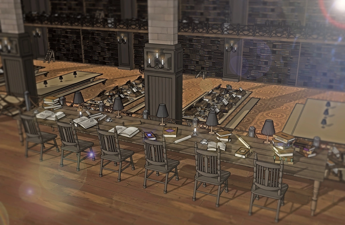 Fantasy Lab Background Set - Library