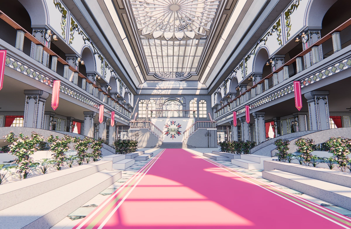 Simple yet Fancy Fantasy Center Hall