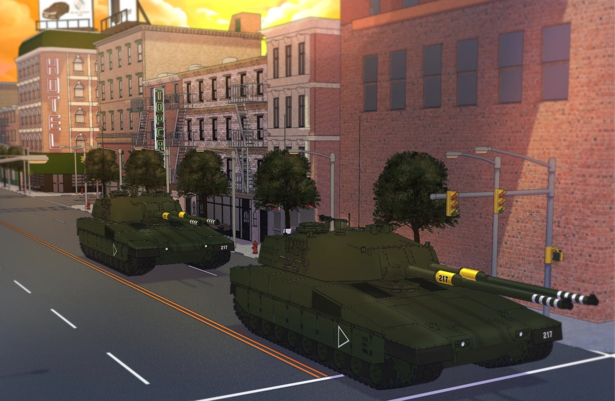 Future extended gun tanks