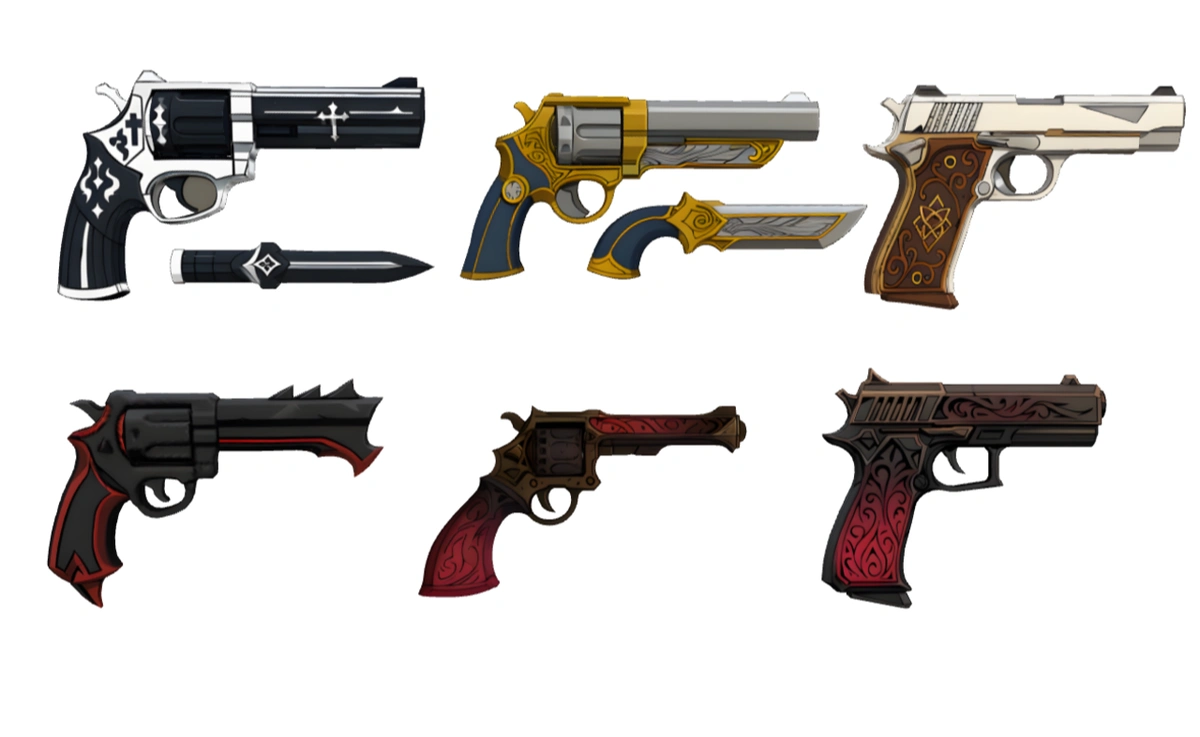 Collection of guns