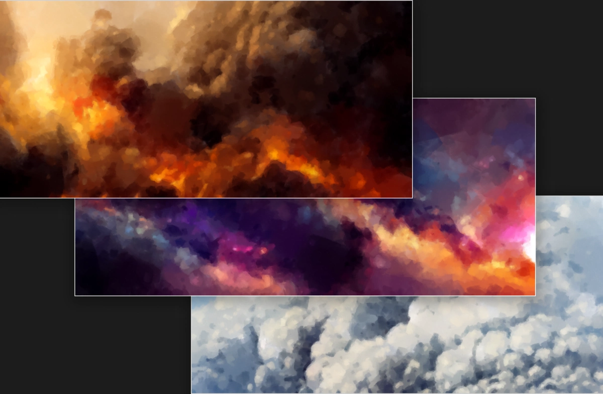 Drawing Background Pack: Apocalypse Sky 175 (A set)