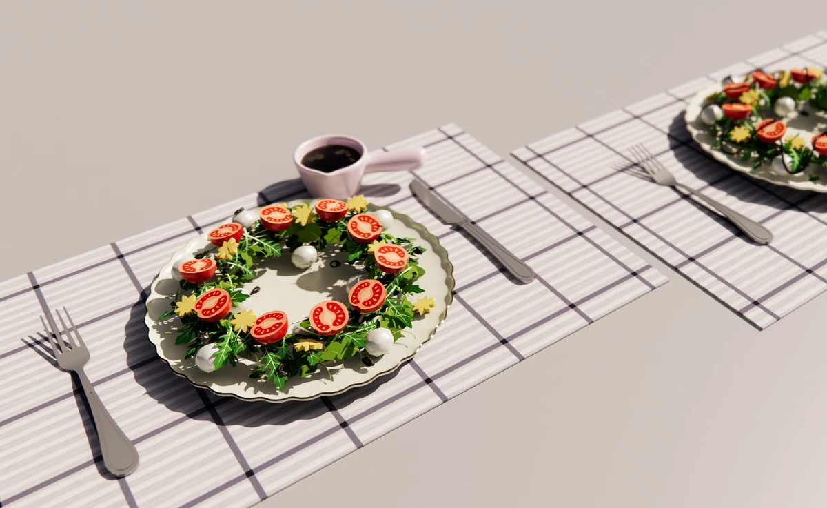 2 types of salad (video)