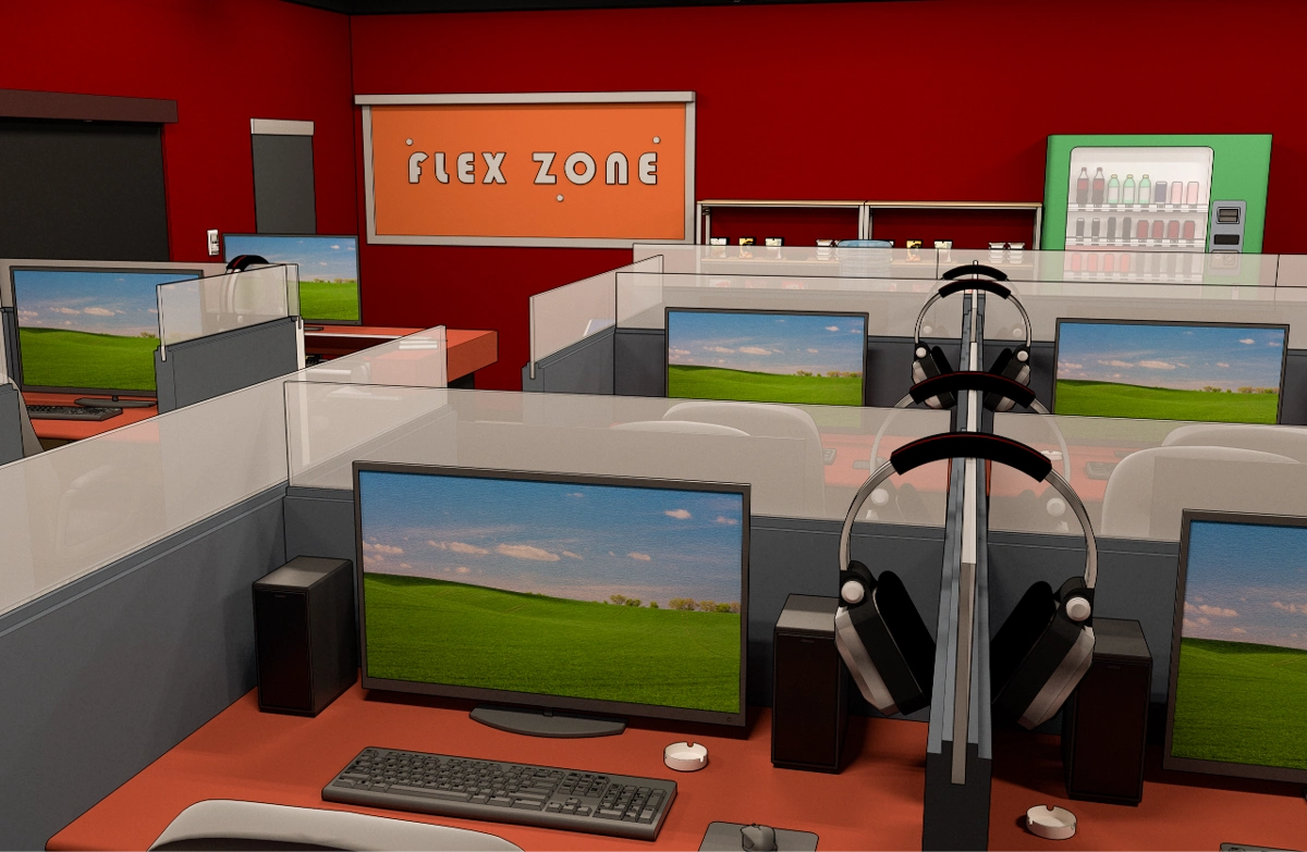 PC rooms in the 2000s