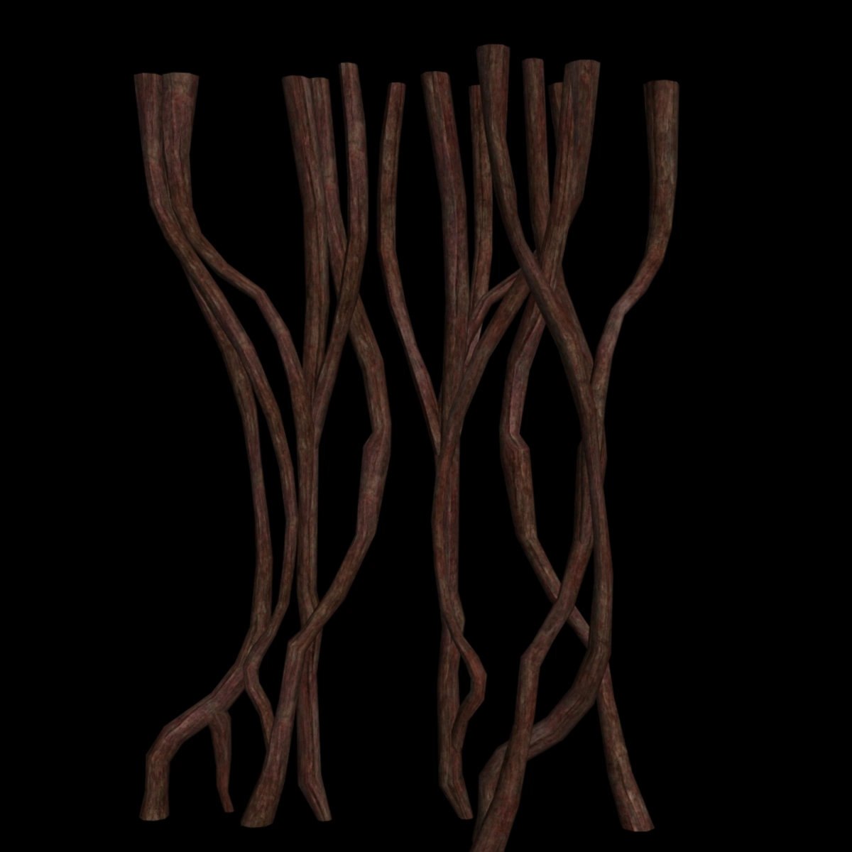 tree trunk (red)