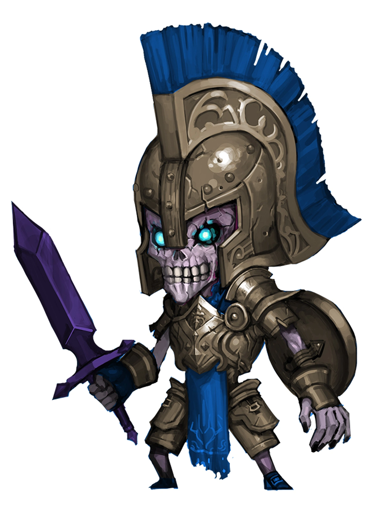 monster skul (blue)