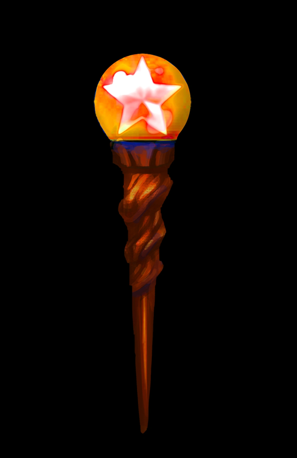 Weapon stick_004 (orange)