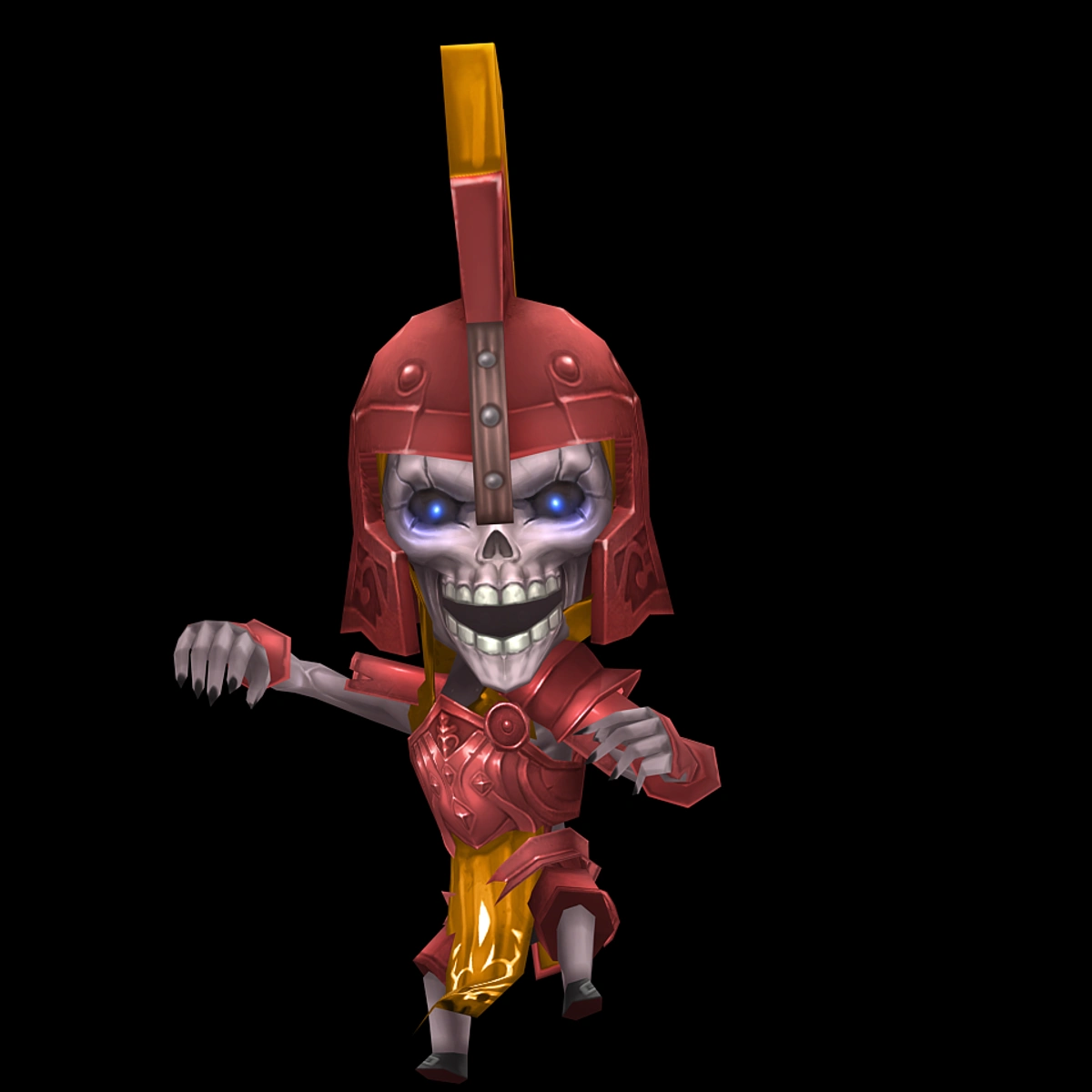 Skeleton Soldier (redgold)