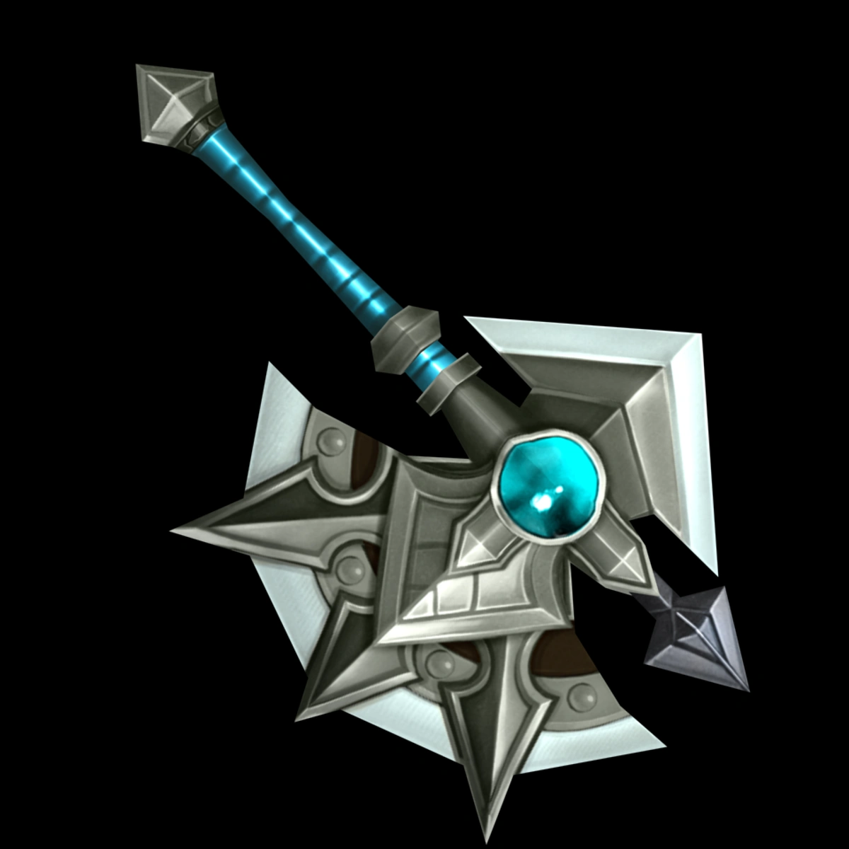 Magic half-moon ax (charcoal)