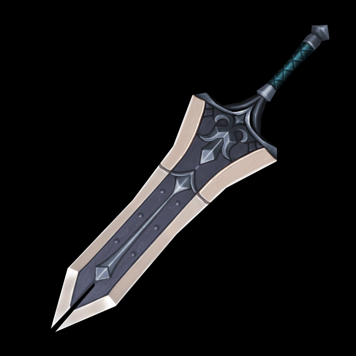 Two-handed sword 02(charcoal)