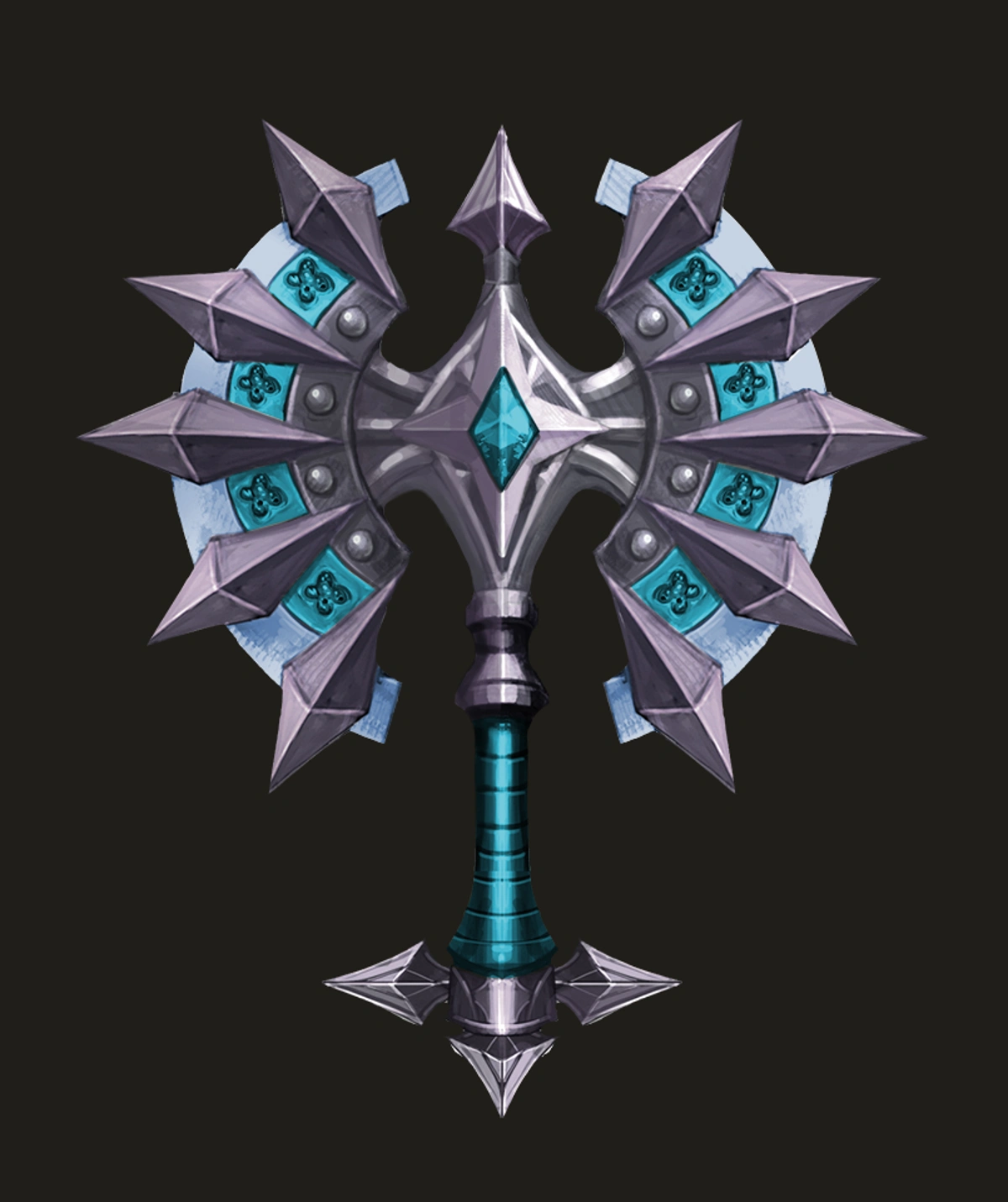 Weapon ax_02_011 (teal)