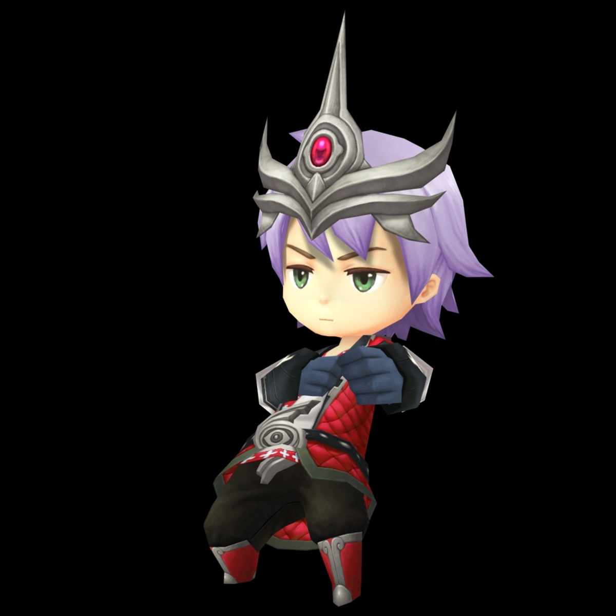 Animation_Basic Male_Wizard's Costume (red)