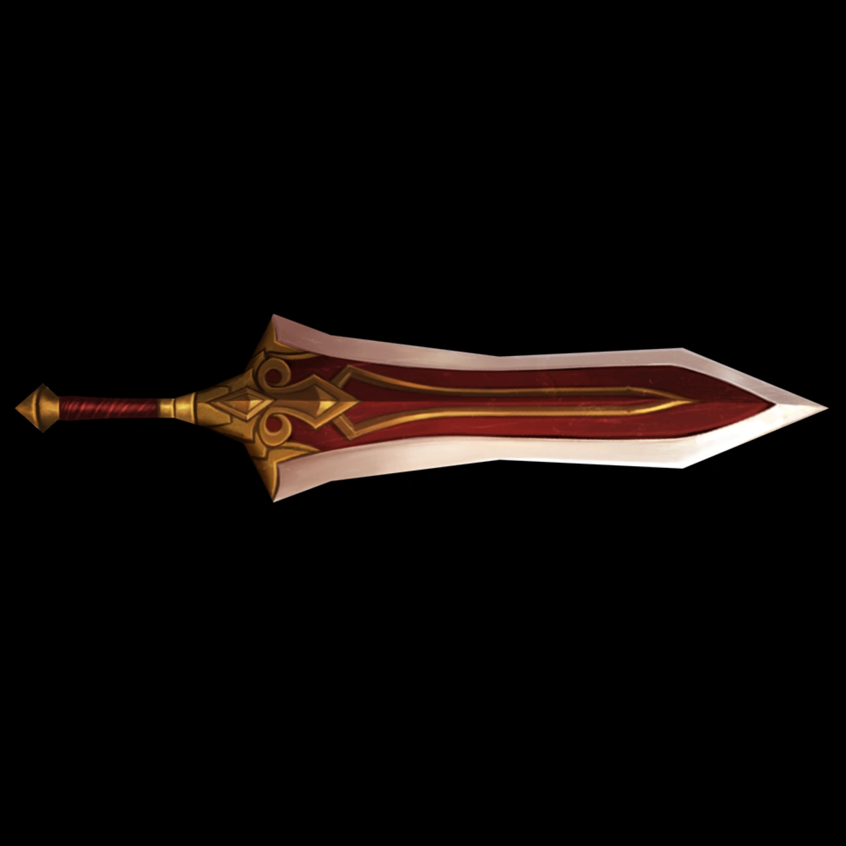 Two-handed sword 01(red)