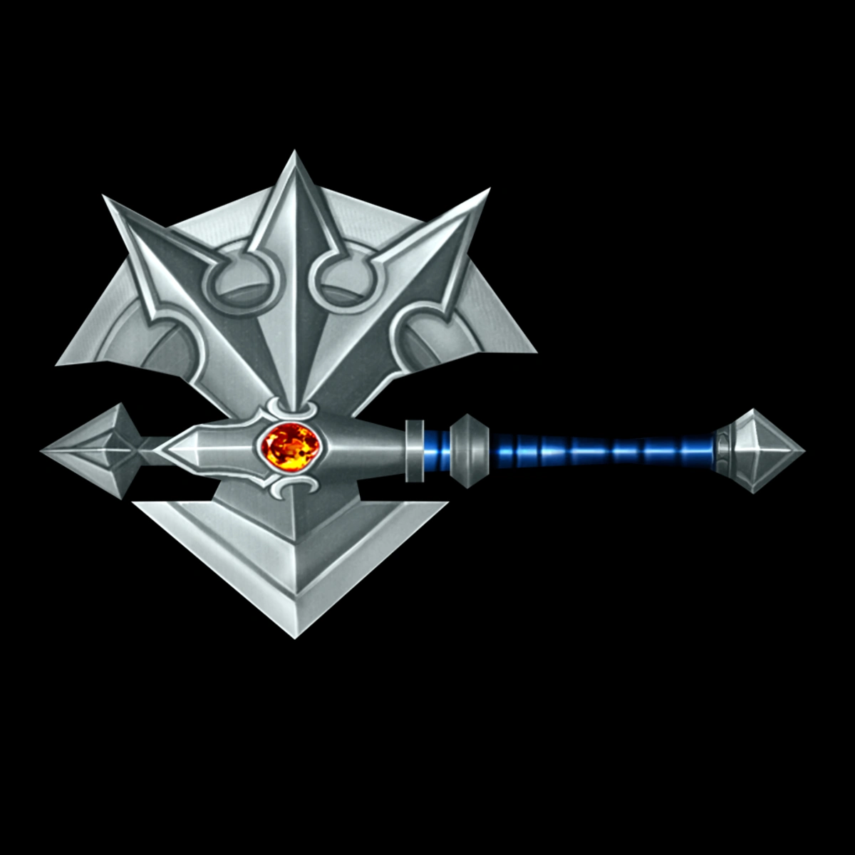 half moon ax (silver)